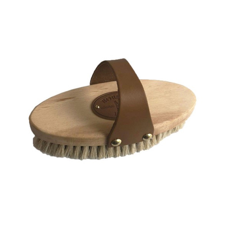 Brosse douce en bois de hêtre Borstiq - pansage cheval