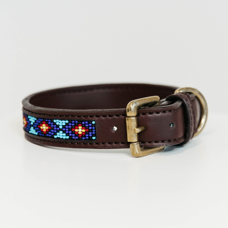 Collier pour chien perles faites main Kentucky - accessoires chien