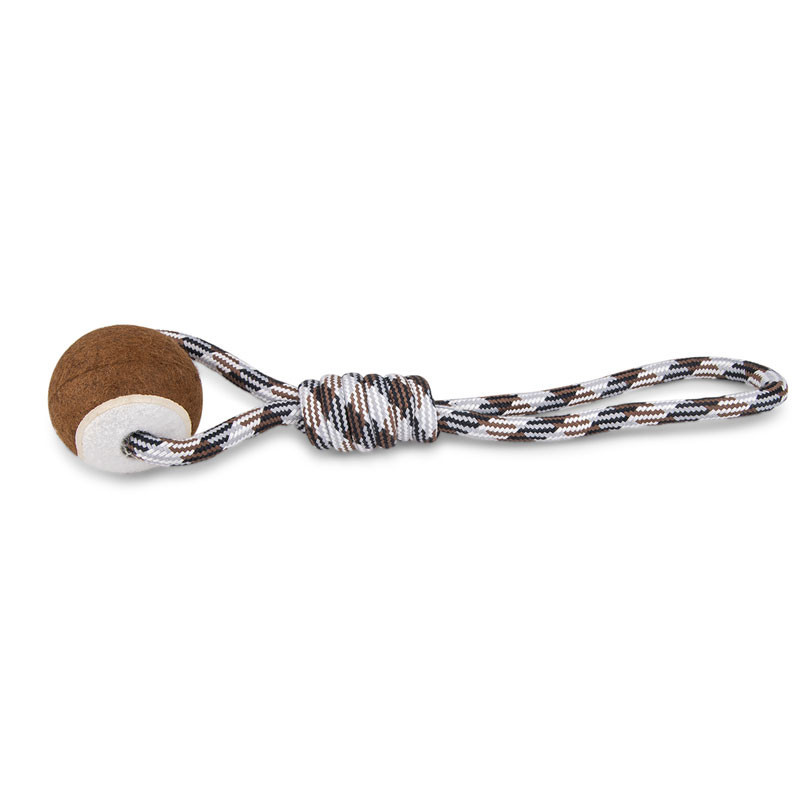 Jouet pour chien corde et balle Vadigran - Accessoire chien