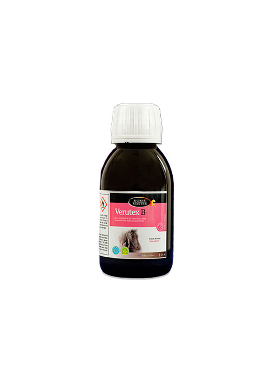 Solution verrues et paillomes Verutex B 125ml Horse Master - Soin