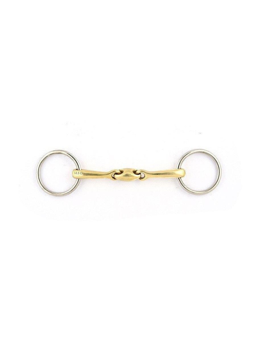 Mors de filet de bride double brisure Jump'In