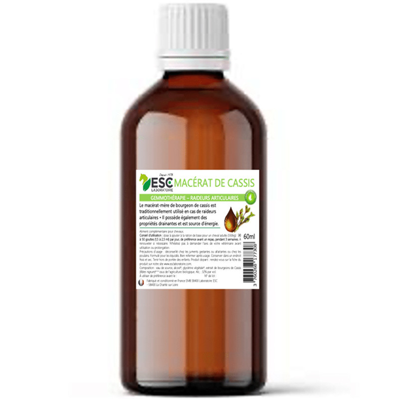 Macérât bourgeon de cassis 60ml ESC