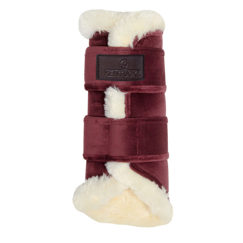 Guêtres Brushing Boots Velvet Contrast - protection cheval